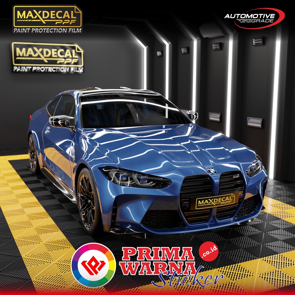Jual Maxdecal Portimau Blue, 9800 SGM G331, Super Gloss Metallic Premium Wrap Film, PPF Grade ...