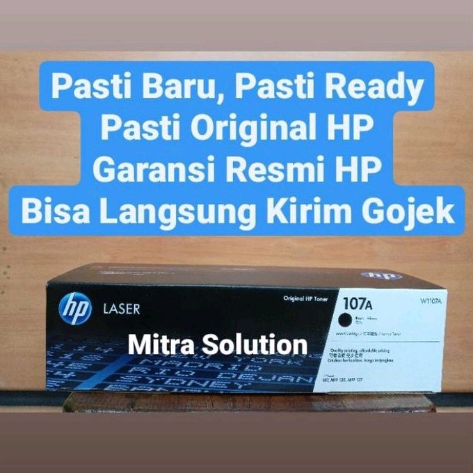 Jual Toner HP 107a (w1107a) black original toner laserjet 107/mfp135a ...