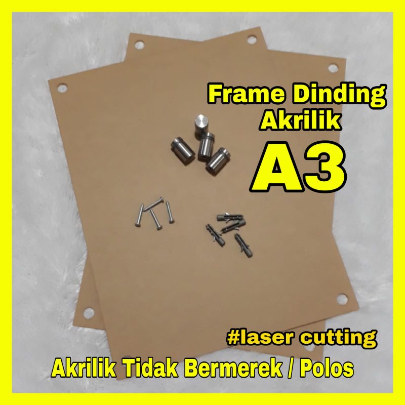 Jual Frame Akrilik A3 / Acrylic Frame / Frame Dinding / Marga Cipta ...