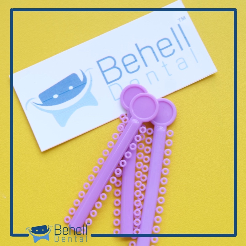 Jual Karet Behel Motif Power O ring Bulat PREMIUM - Dental rubber band ...