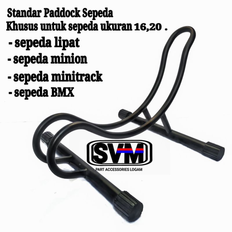 Jual peddock sepeda/standar sepeda lipat , minion, minitrack, minivelo ...