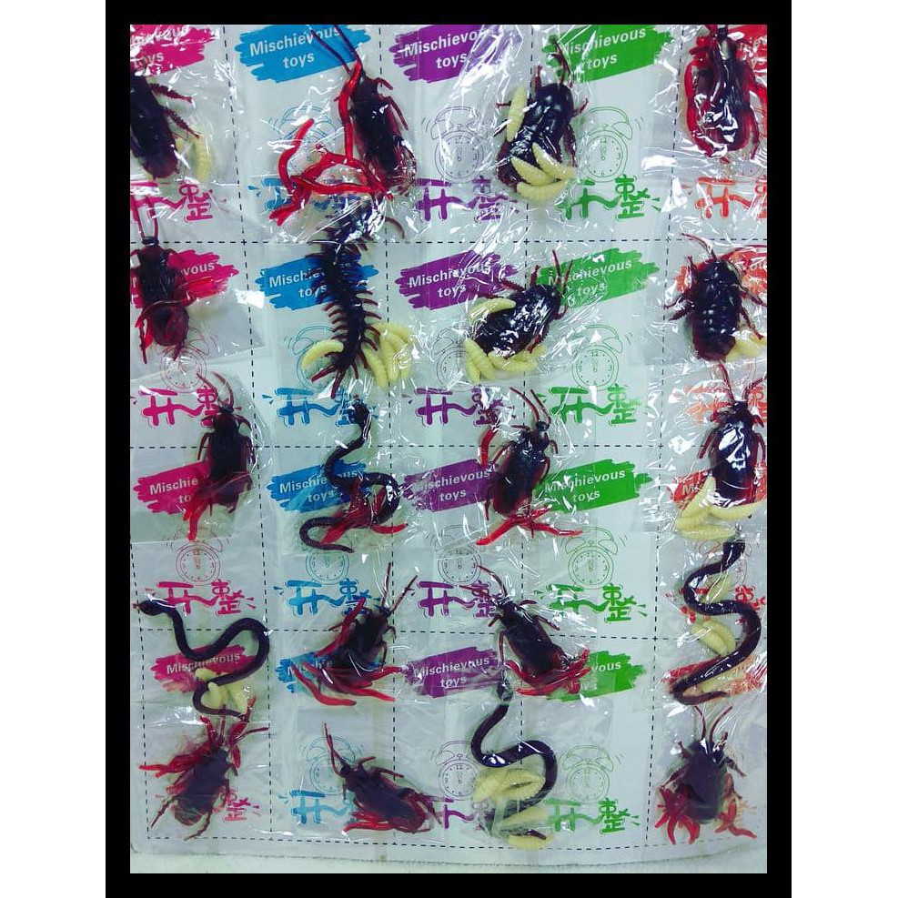 Jual Mainan Prank Kecoa/Kelabang/Belatung BERKUALITAS | Shopee Indonesia