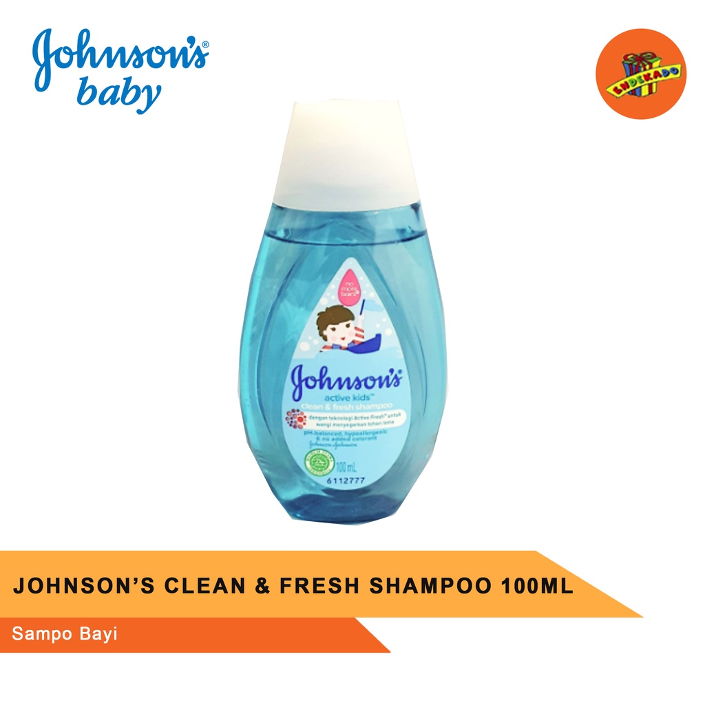 Jual JOHNSON'S ACTIVE KIDS CLEAN & FRESH SHAMPOO BOY 100ml - Sampo Bayi ...