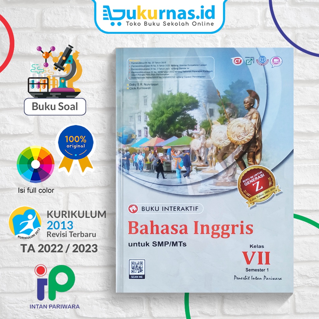 Jual Buku PR Interaktif Bahasa Inggris SMP/MTs Kelas 7 Semester 1 - Intan Pariwara | Shopee ...
