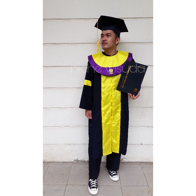 Jual Toga Wisuda UT Ungu plus map (1paket) | Shopee Indonesia