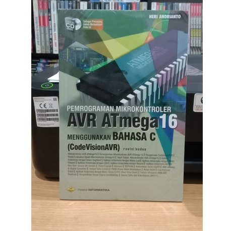Jual BUKU PEMROGRAMAN MIKROKONTROLER AVR ATMEGA 16 MENGGUNAKAN BAHASA C ...