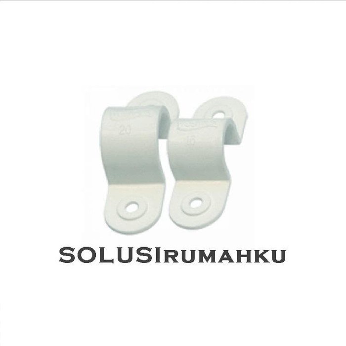 Jual 100 PCS WESTPEX Klem Omega 25 mm utk Pipa PVC 3/4" / Pipe Clamp ...