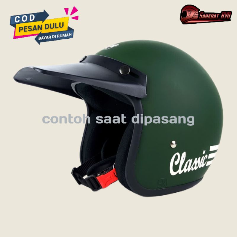 Jual Pet helm retro panjang bebek bogo klasik topi bebek hitam | Shopee ...