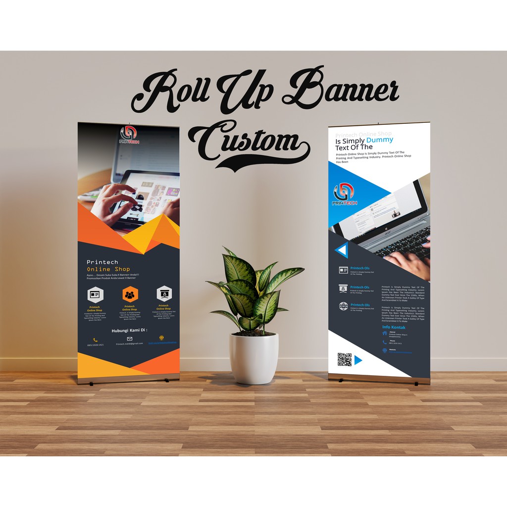 Jual Roll Up Banner 85 x 200 Print Indoor / Roll Up Banner | Shopee Indonesia
