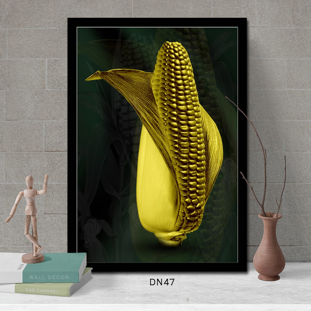 Jual Golden Corn Wall Decor Poster Kayu Keemasan Hiasan Dinding Ukuran ...