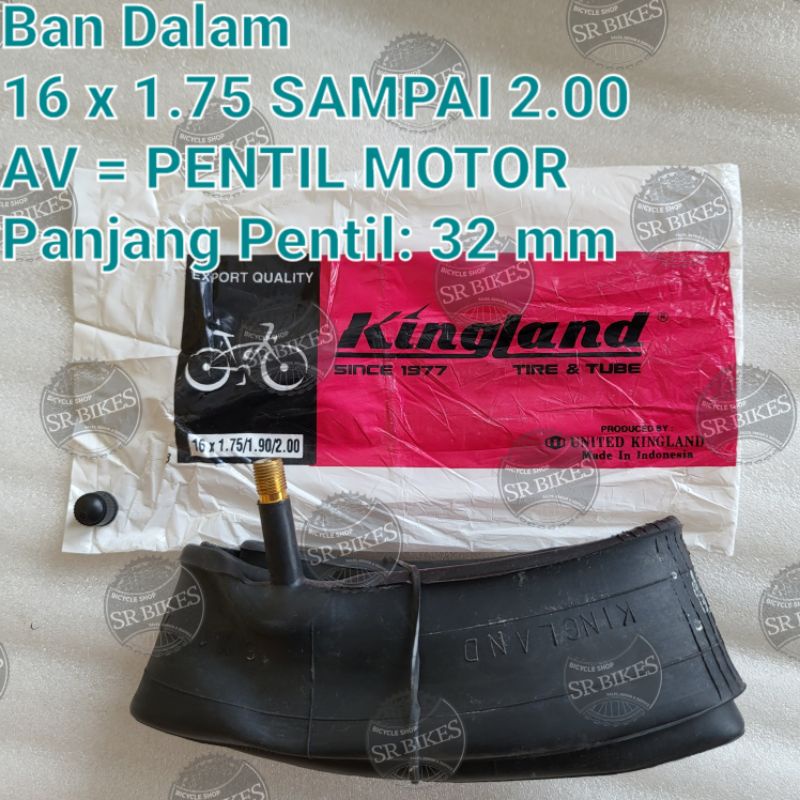 Jual Ban Dalam 16 x 1.75 1.90 1.95 2.00 Sepeda Lipat Mini BMX. KINGLAND | Shopee Indonesia