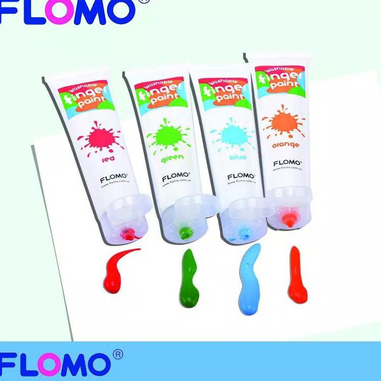 Jual Finger Paint Set Reguler/pastel Colors-washable & Non Toxic (ART ...