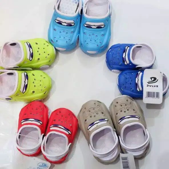 Jual Sandal Lokal crocs baim CARS / MOBIL merk dulux | Shopee Indonesia