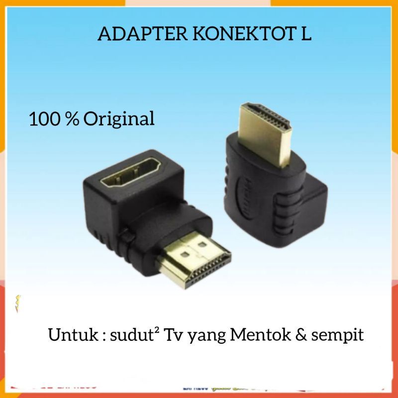 Jual 0KONVERTER SAMBUNGAN KABEL HDMI KONEKTOR ADAPTER GENDER HDMI MALE ...