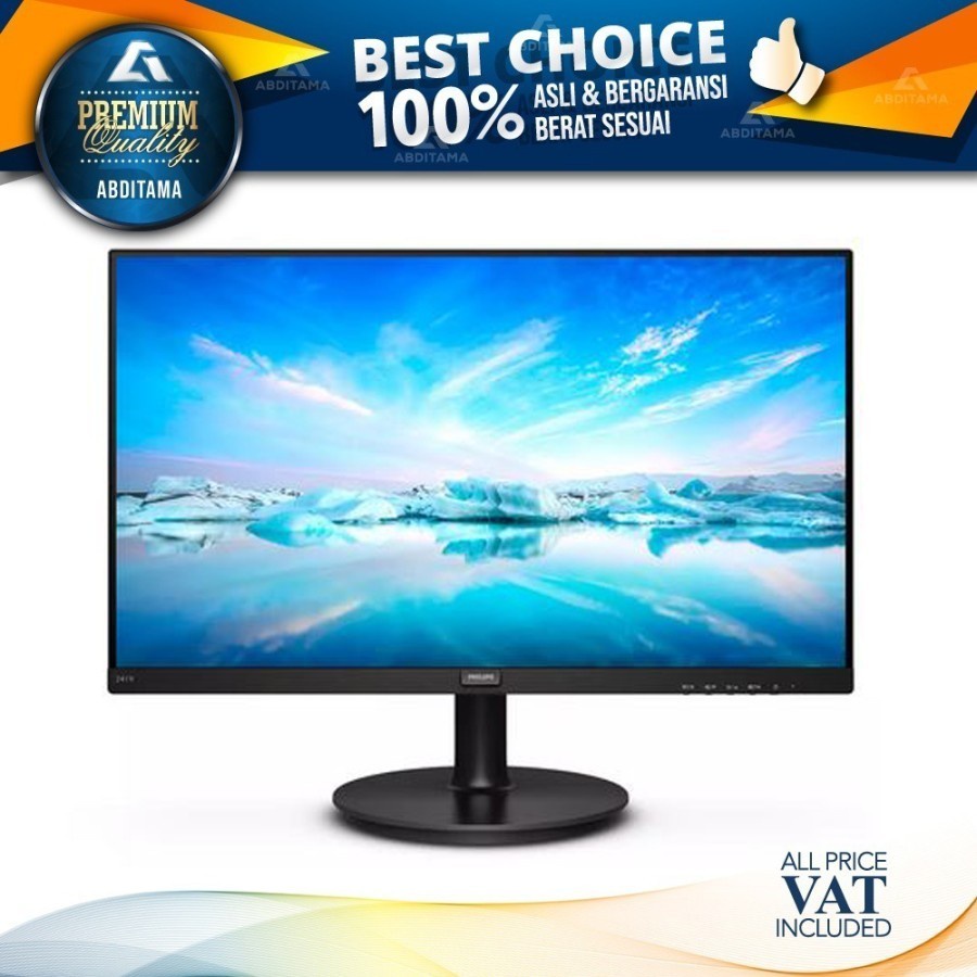 Jual Monitor LED Philips 241V8 24" IPS 1080p 75Hz 4ms VGA HDMI Vesa ...