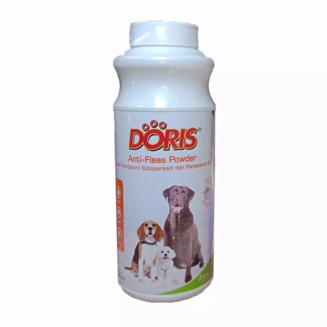 Jual Bedak Kutu Anjing DORIS Anti Tick Flea Kucing Powder 100gr ...