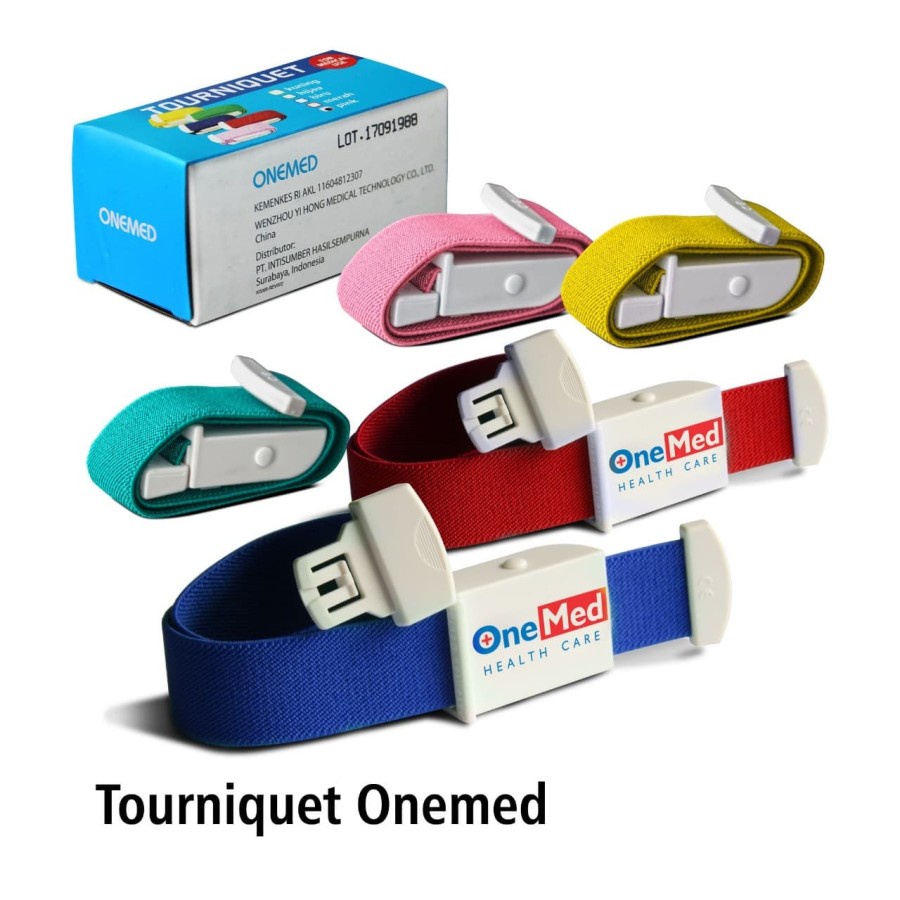 Jual OneMed Tourniquet Torniket Warna Biru | Shopee Indonesia
