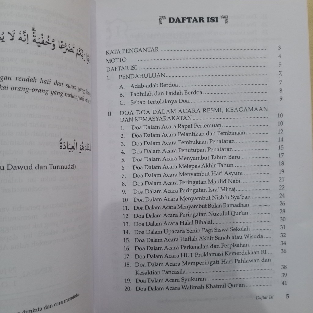 Jual Buku Doa-doa dalam Acara Resmi Keagamaan dan Kemasyarakatan Toha ...