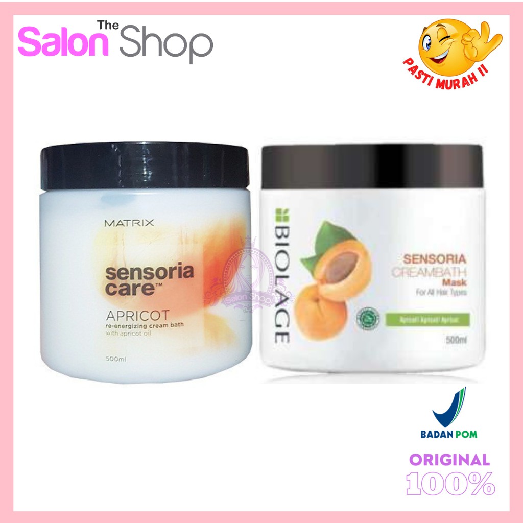 Jual Matrix Sensoria Care Apricot Creambath 500gr | gdlb01 | Shopee ...