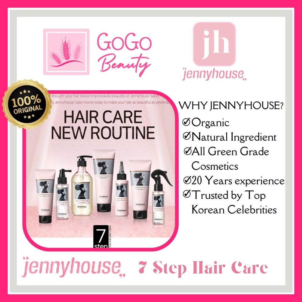 Jual Jenny House - 7 Step Self Up Hair Care Treatment and Styling ...