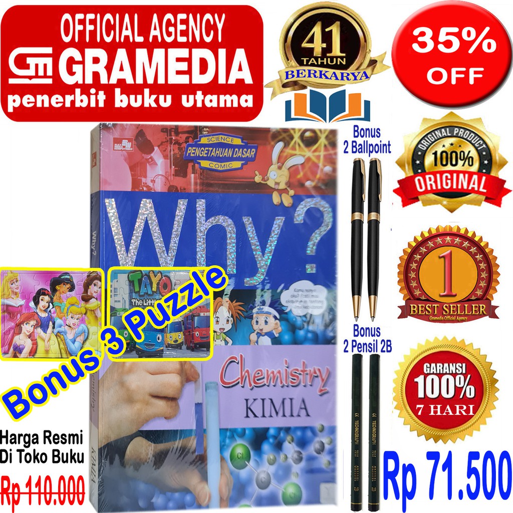 Jual Buku Komik - Science Comic Why Chemistry - Kimia - Original ...