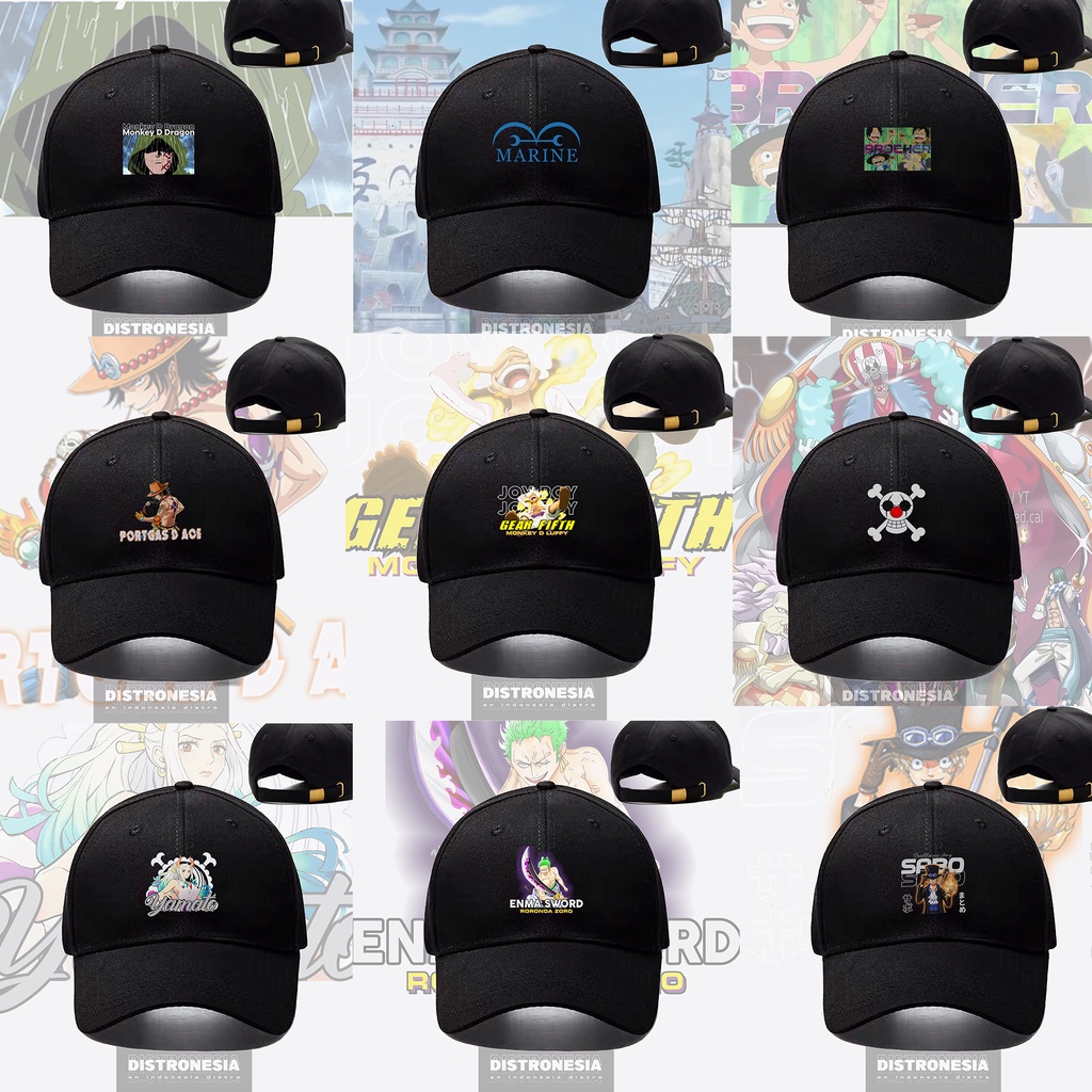 Jual Topi Baseball Anime One Piece Admiral Angkatan Laut Marine Premium ...
