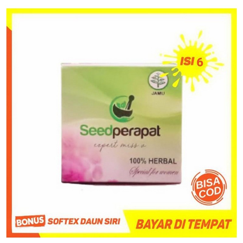 Jual SEED PERAPAT Obat Terlambat Datang Bulan Obat Menstruasi Teratur ...