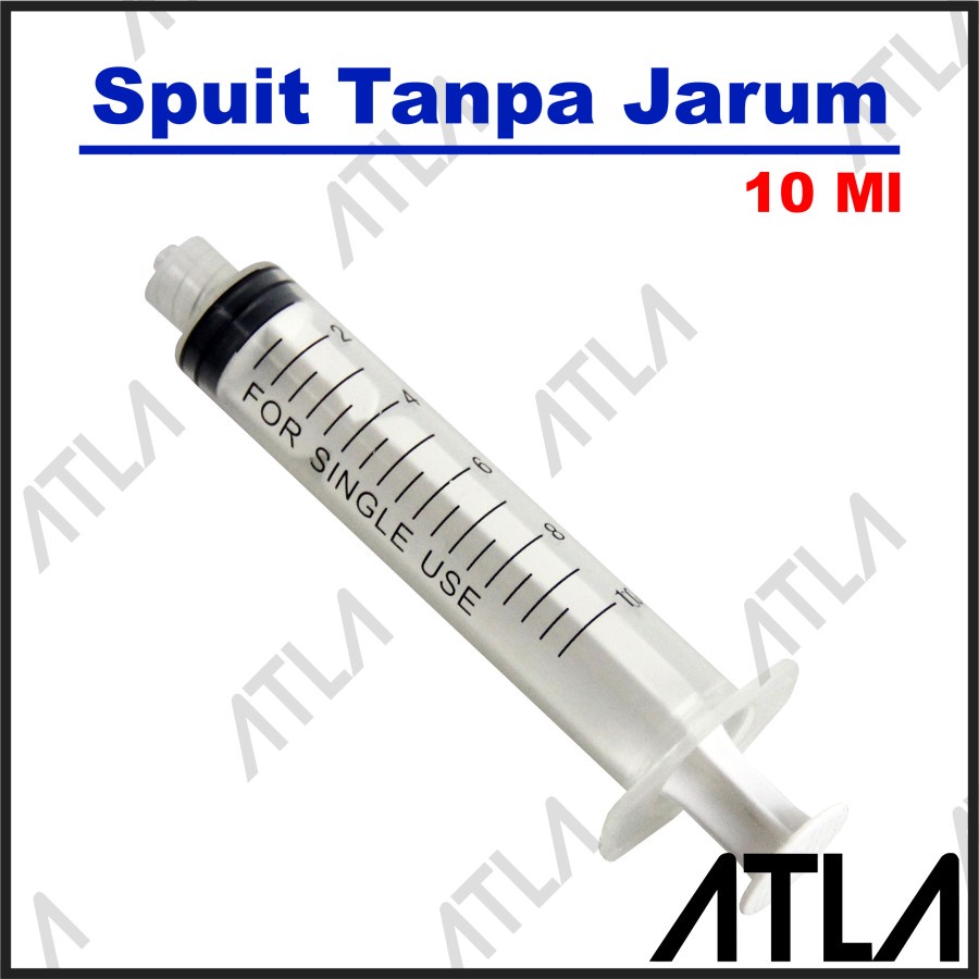 Jual Syringe Spuit Spet 10ml cc Teknik Tanpa Jarum Takaran Nutrisi 10 ...