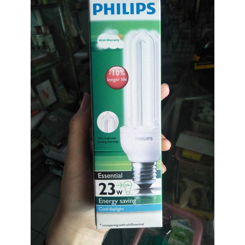 Jual Lampu Philip Essential 23 watt | Shopee Indonesia