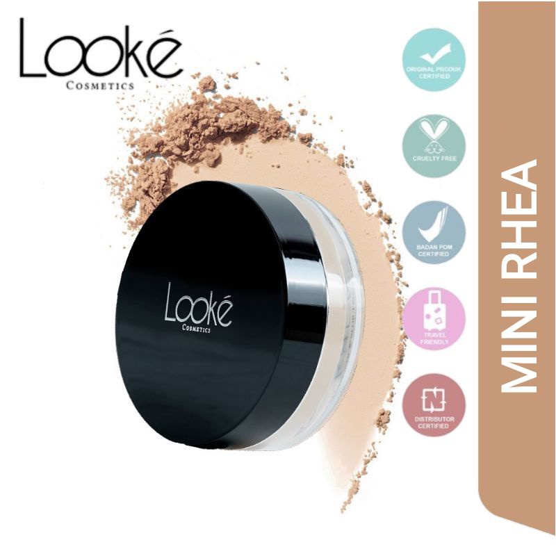 Jual LOOKE Holy Smooth & Blur Loose Powder MINI RHEA 7 Gr - Looke Bedak ...