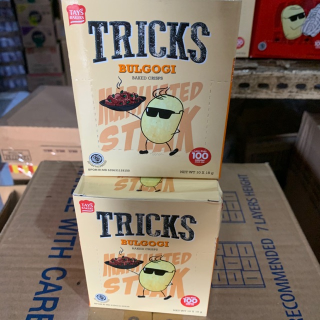 Jual Tricks BULGOGI Baked Crisps 1 BOX isi 10 pcs | Shopee Indonesia