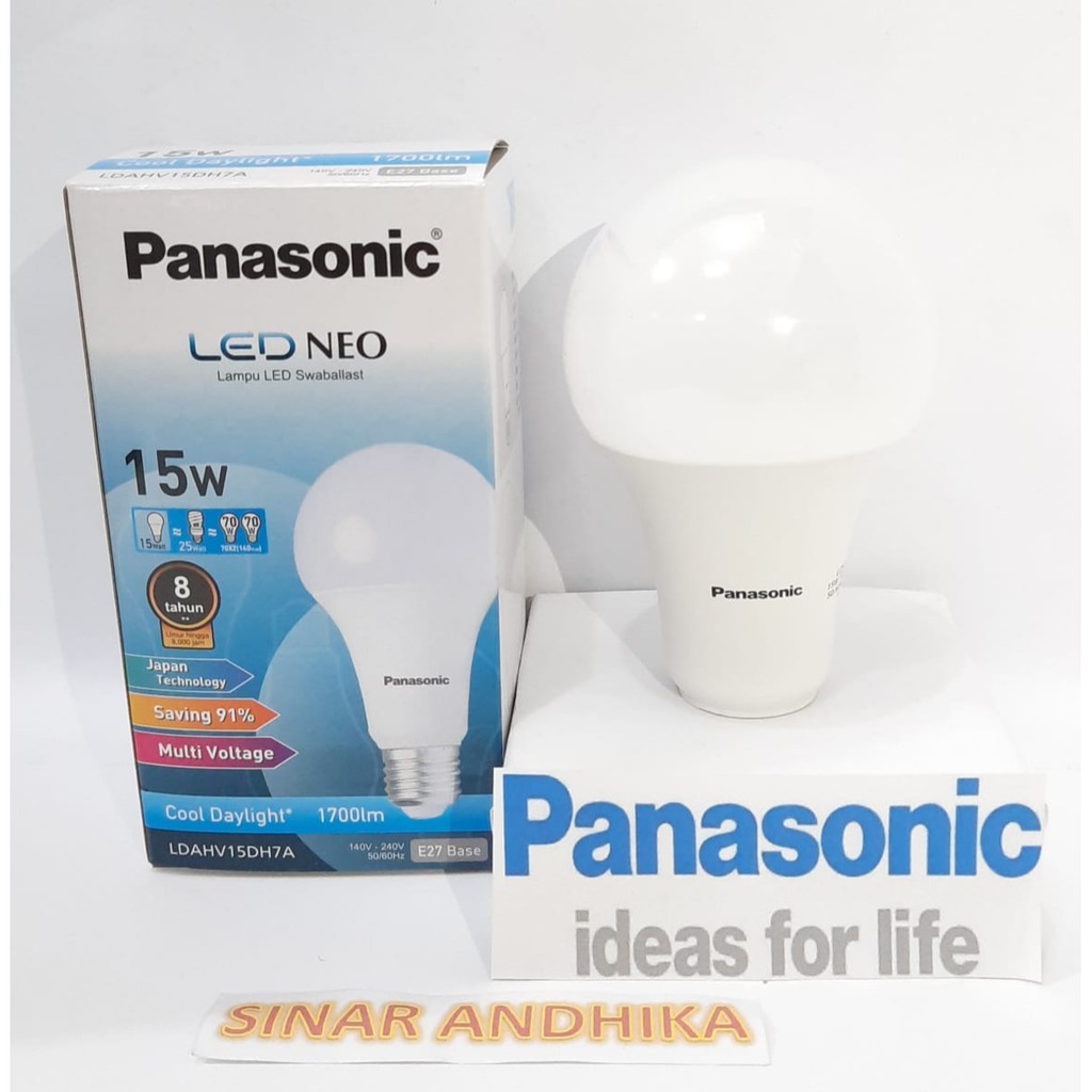 Jual LAMPU LED BULB NEO PANASONIC 15 WATT | Shopee Indonesia