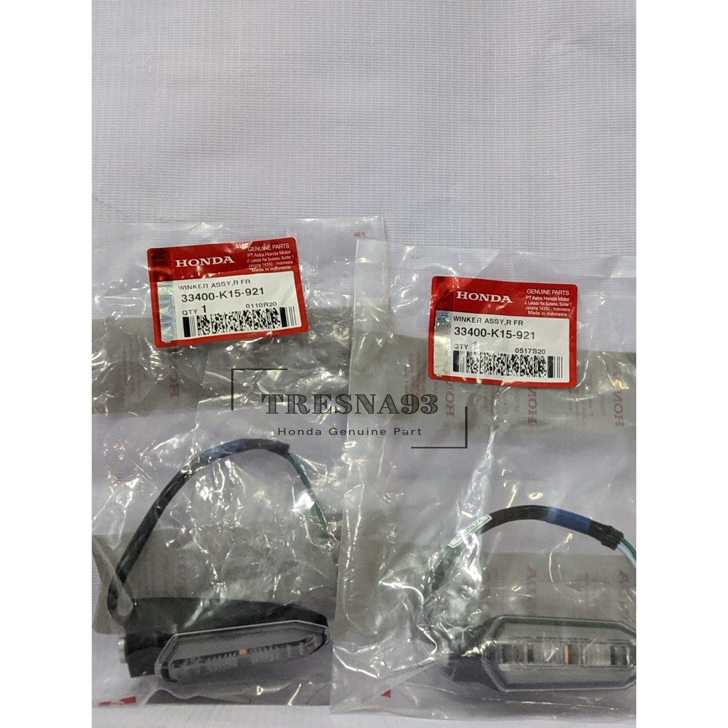 Jual 33400-K15-921 HARGA SATUAN |LAMPU SEIN DEPAN R+L ORIGINAL NEW ...