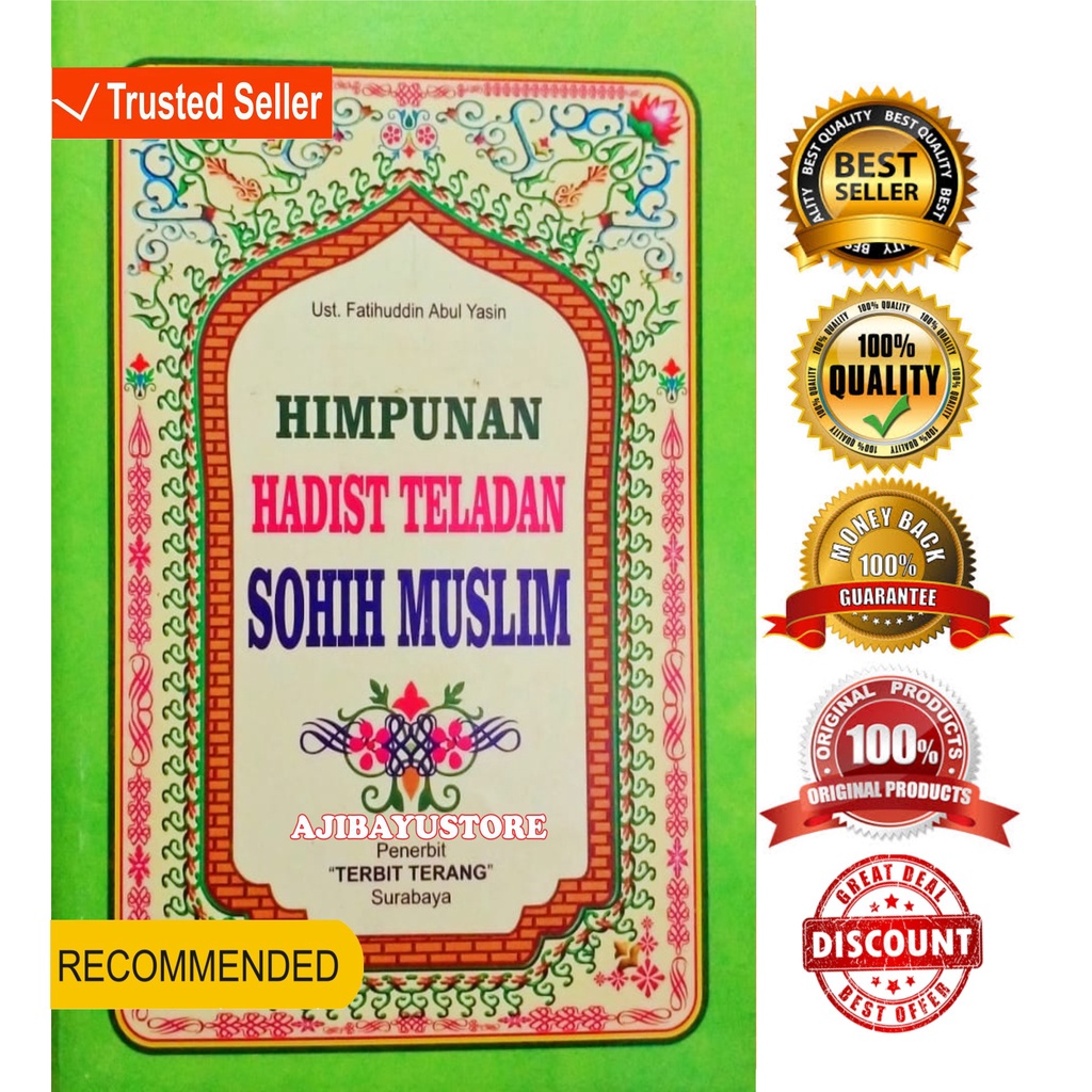 Jual Buku Himpunan hadis Himpunan hadist Teladan Sohih Muslim Shahih ...