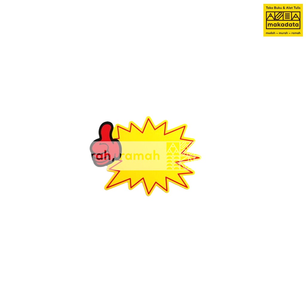 Jual PRICE TAG SIGN PAPER / KERTAS PROMOSI HARGA (MEDIUM-4C) MURAH ...