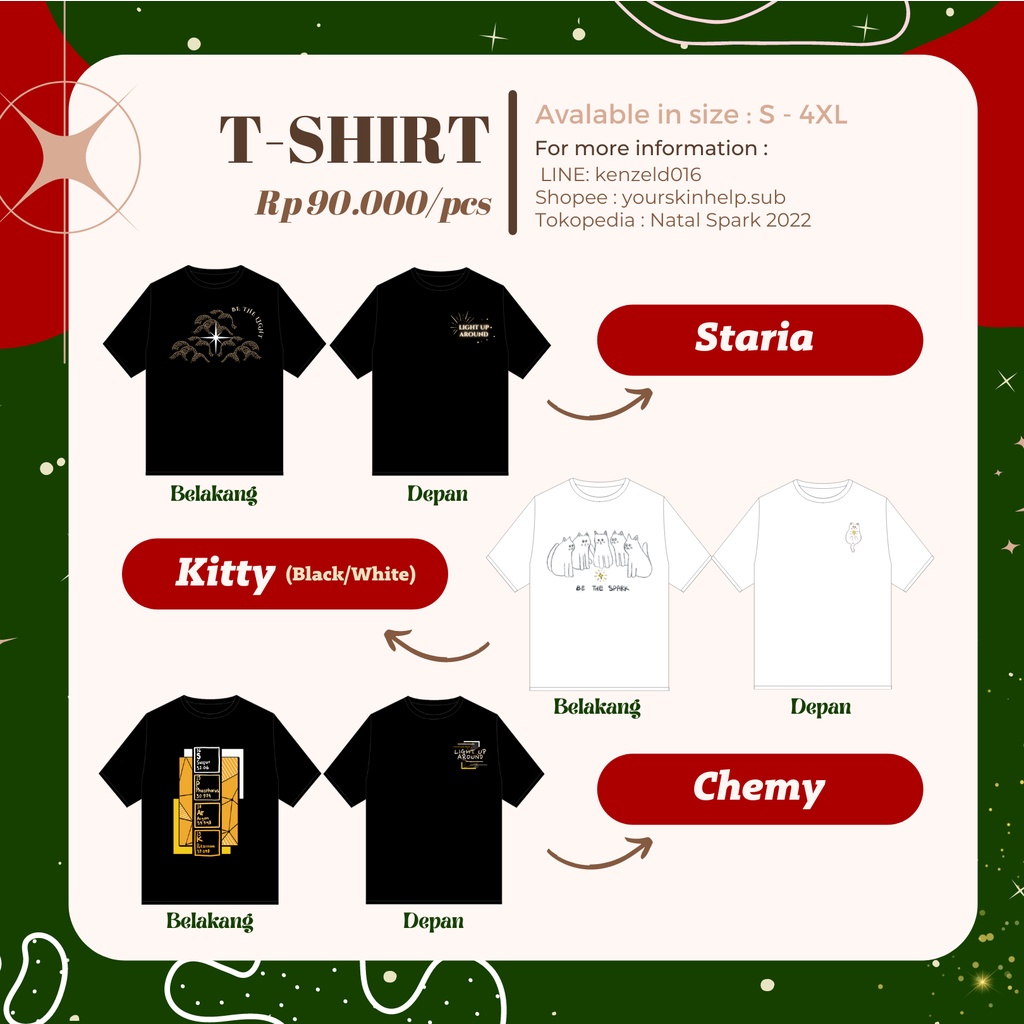 Jual T-SHIRT ALA CARTE MERCH SPARK 2022 | Shopee Indonesia