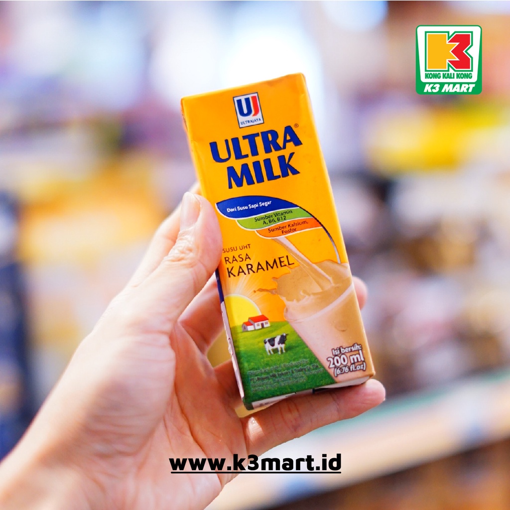Jual Ultra Milk Caramel 200ml | Shopee Indonesia