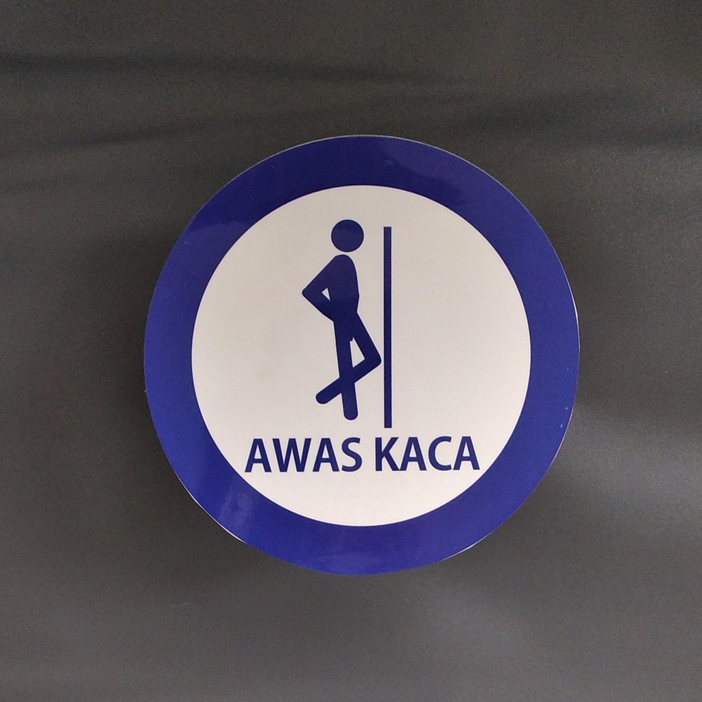 Jual Stiker Sign Peringatan Awas Kaca | Shopee Indonesia