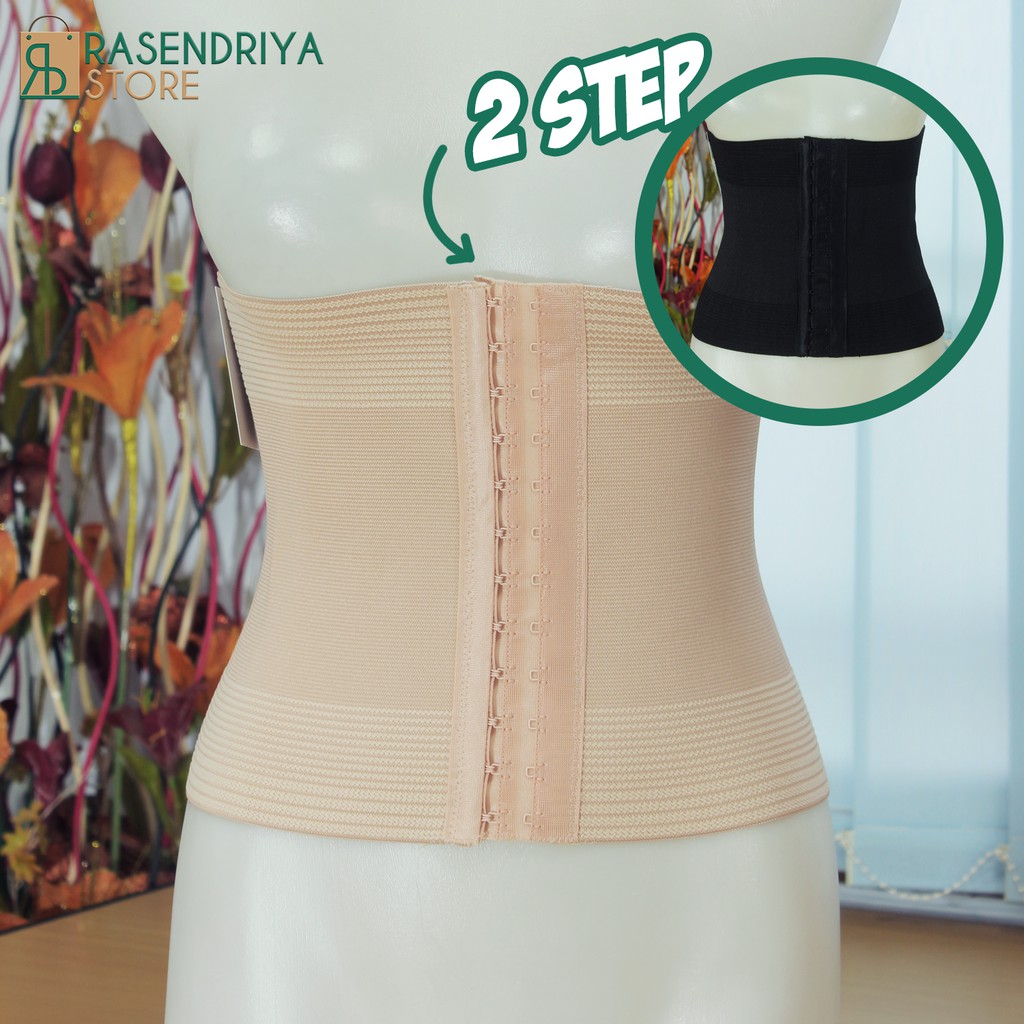 Jual (COD) STAGEN KORSET PERUT KANCING 2 STEP | CORSET PENGECIL PERUT ...