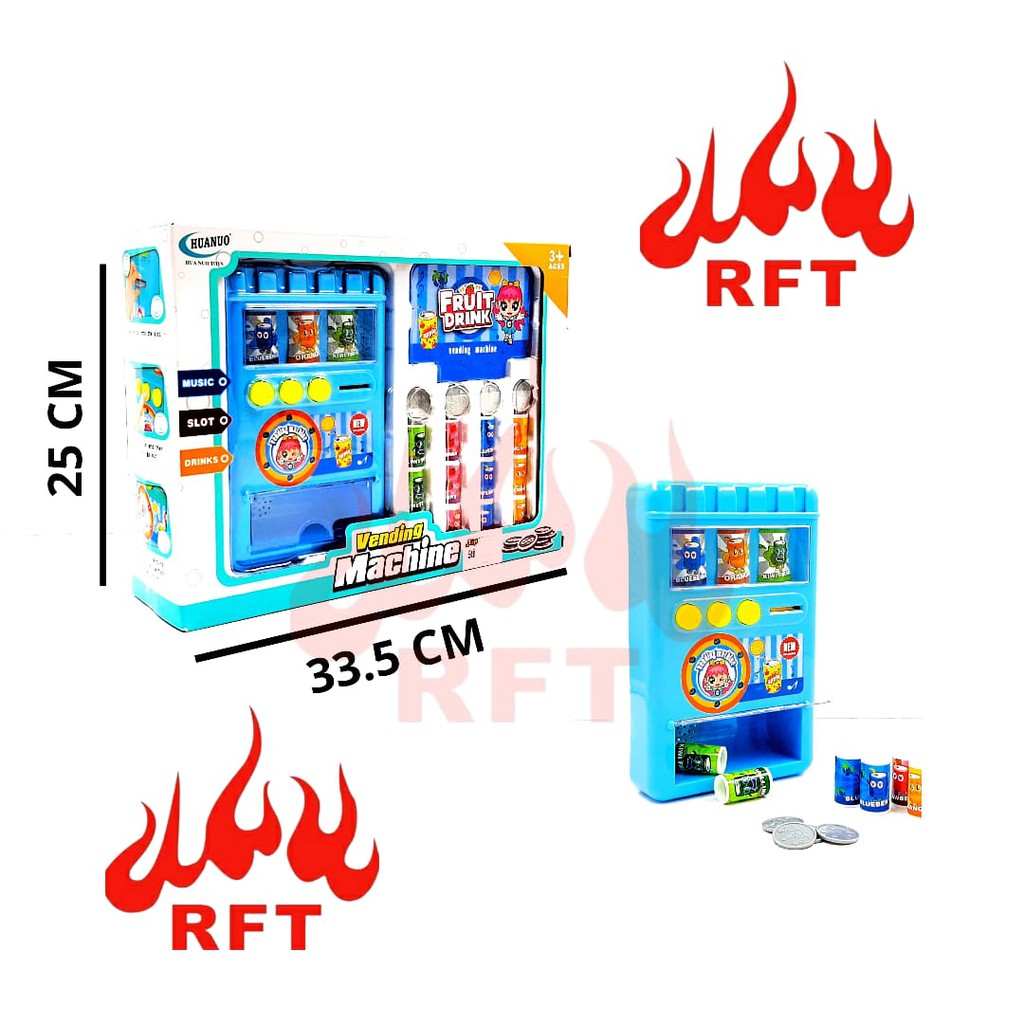 Jual DOUBLE GREAT Mainan Mesin Minuman Otomatis / Fun Vending Machine ...