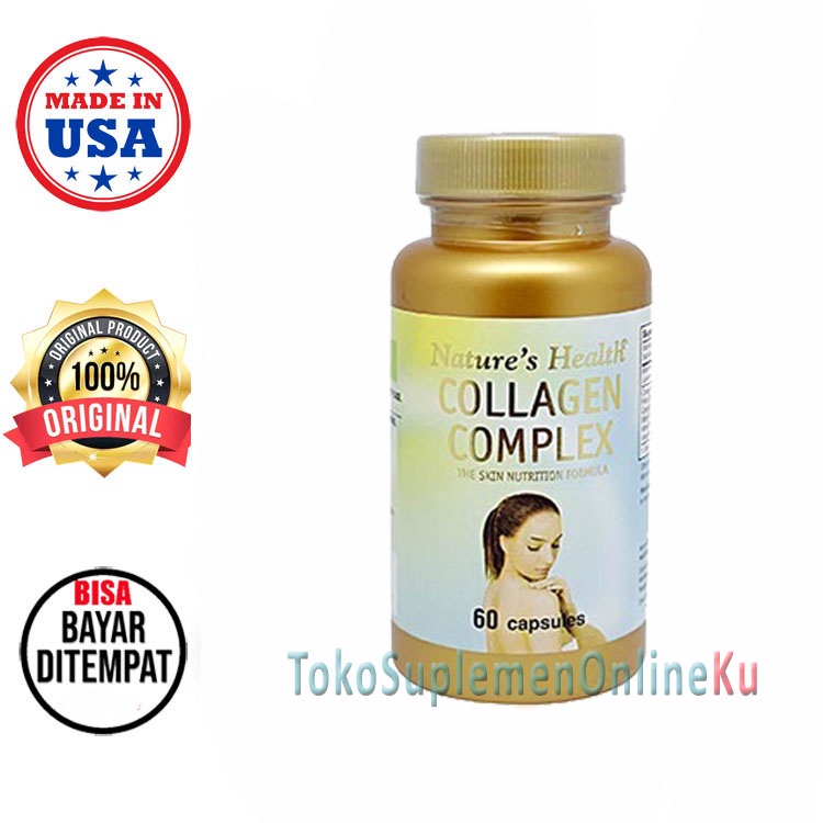 Jual Nature's Health Collagen Complex - 60 Kapsul | Memelihara ...