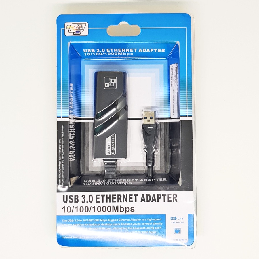 Jual USB 3.0 to LAN - GIGABIT ETHERNET ADAPTER Support STB Set Top Box ...