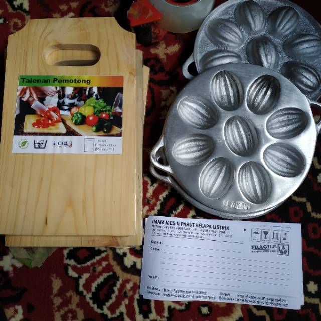 Jual cetakan roti bunga roti bolu klemben roti plemben isi 9 tebal ...