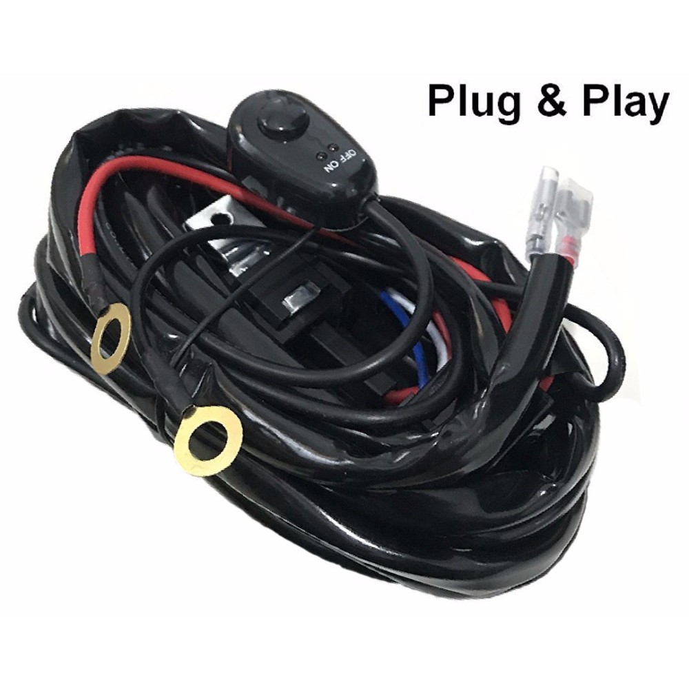 Jual IMPORT Wire Relay Harness Kit with Switch / wiring loom harness ...