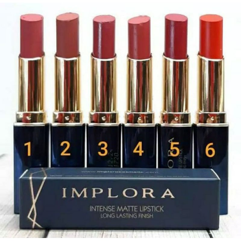 Jual LIPSTICK IMPLORA INTENSE//IMPLORA INTENSE LONG LASTING LIPSTIK ...