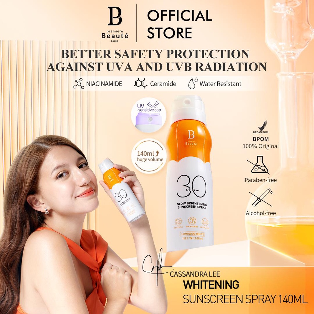 Jual [Ready Stock][BPOM] Premiere Beaute Sunscreen (SPF 50 PA+++) 40ml ...