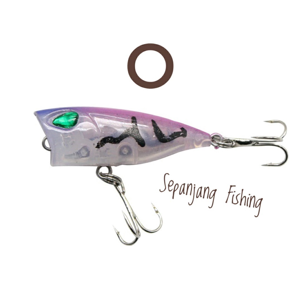 Jual Mini popper UL ~ 4 cm / 3,3 gram ~ mikro popper mini ~ target ...