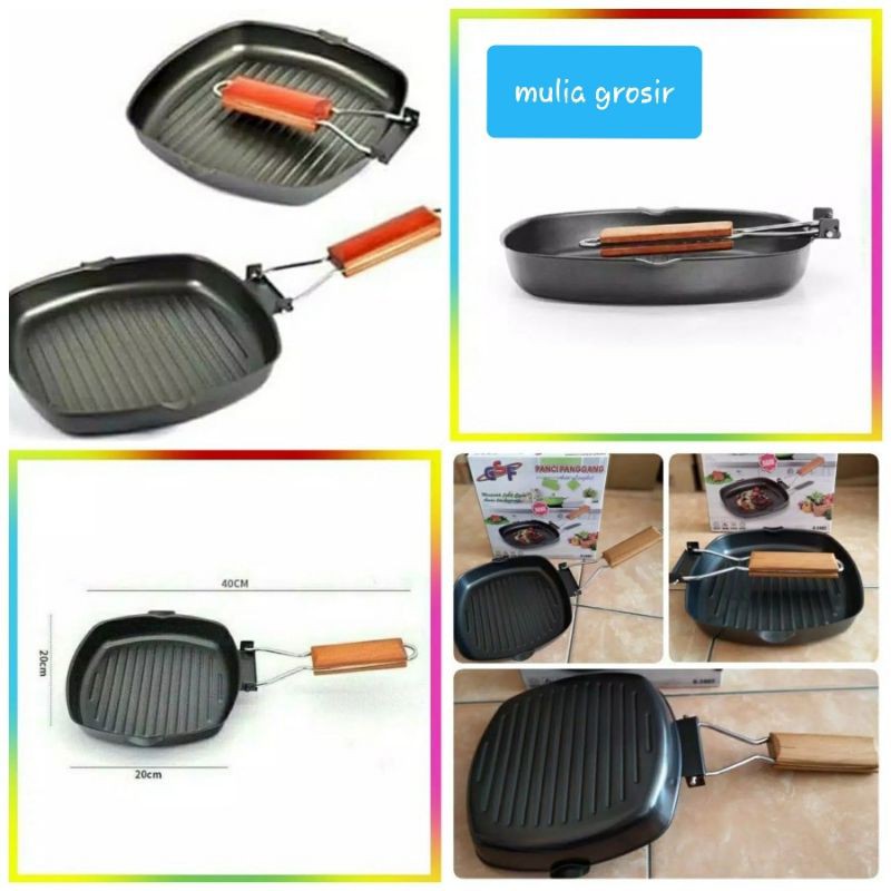 Jual Square Grill Gsf / Sinda 24cm 2602 / Panci Panggang Gsf 24cm Grill ...