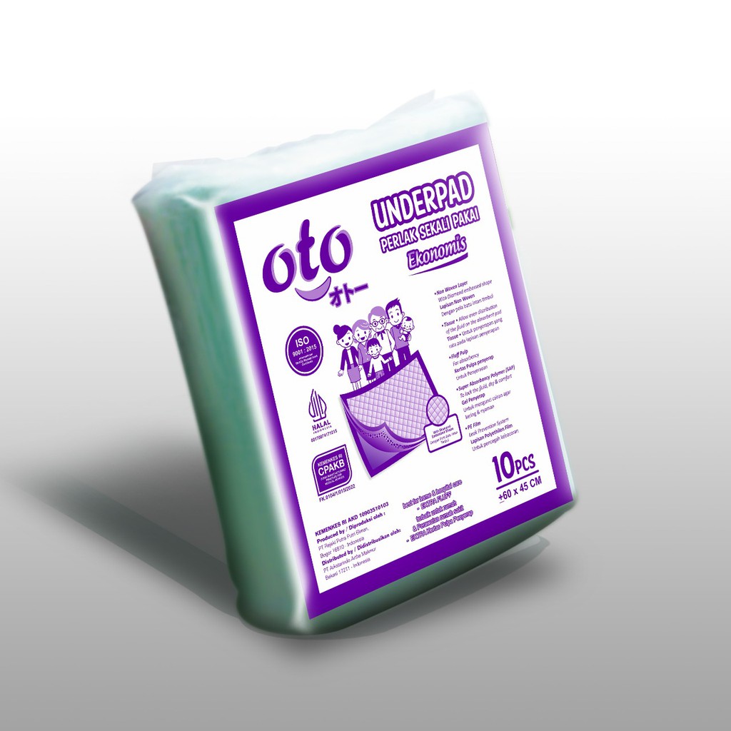 Jual OTO UNDERPAD 60X45 10 pcs | Shopee Indonesia
