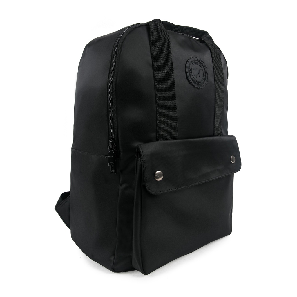 Jual Johnwin - Tas Pria - Ransel - Hitam Polos - Free keychain | Shopee ...